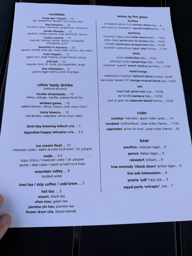 Tiny Champions Menu – Handmade Pizza, Pasta & Cocktails in Houston, Texas